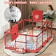 71Inch Extra Large Kid Baby Playpen Baby Playard With Basketball Hoop ...