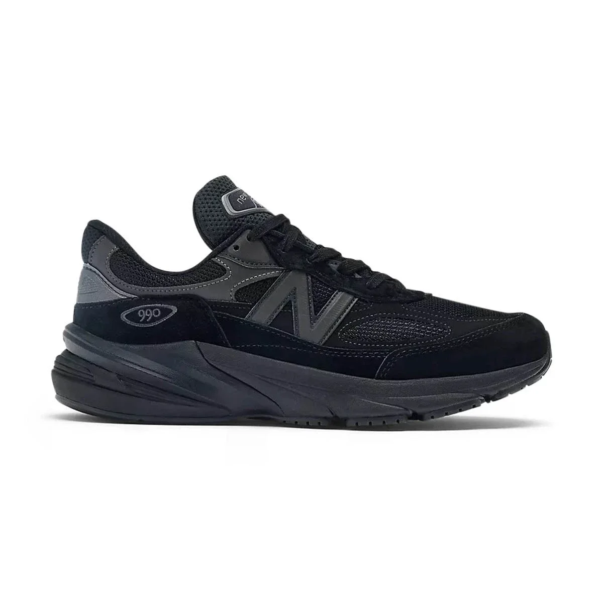 Click here for New Balance Mens 990v6 Black/Black Running Shoes 1... prices