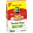 RITZ Toasted Chips Sour Cream and Onion Crackers, Family Size, 11.4 oz ...