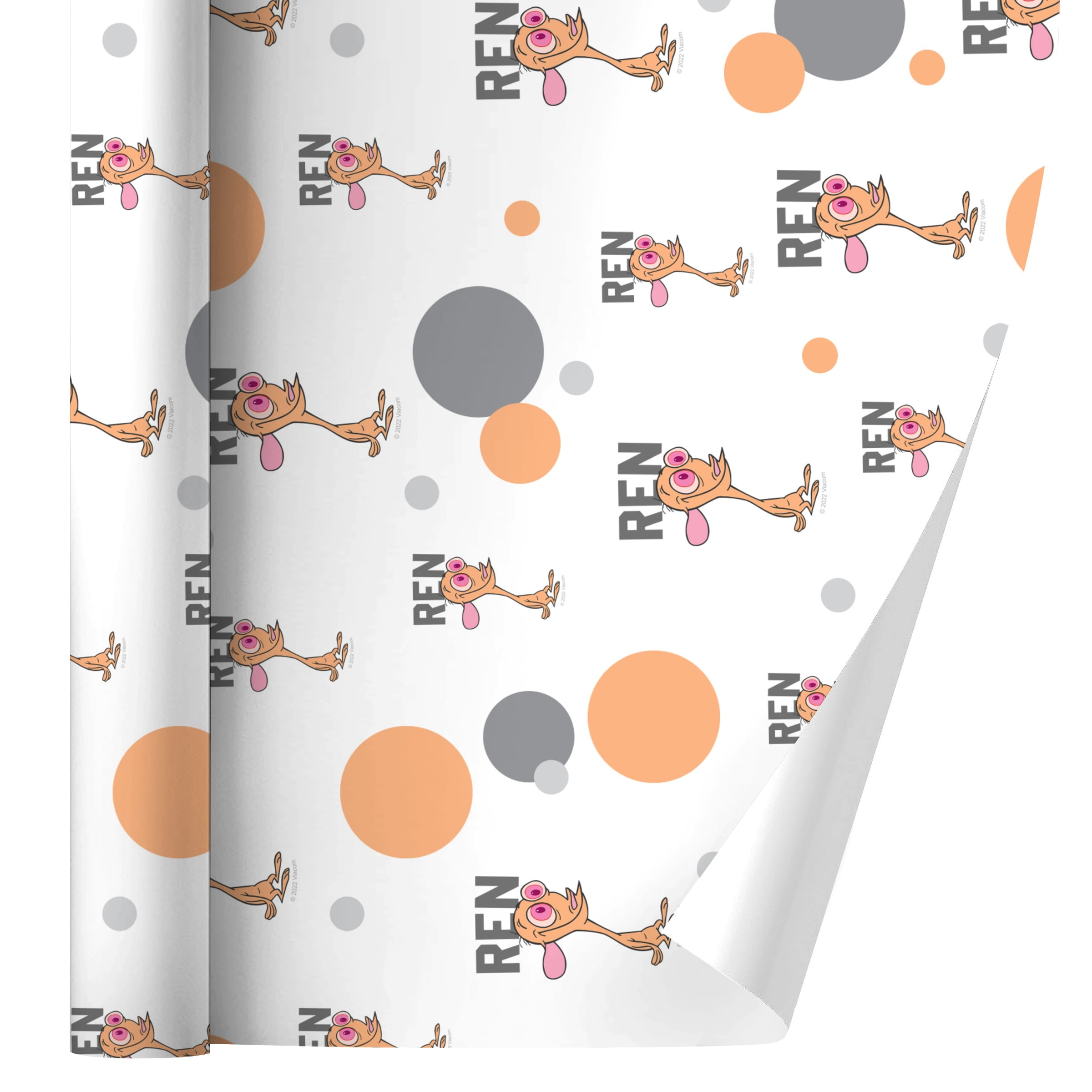 Ren and Stimpy Show Collegiate Ren Gift Wrap Wrapping Paper Roll ...