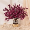 5 Pcs Fake Flowers Artificial Flowers, Real Touch Silk Flowers Faux ...