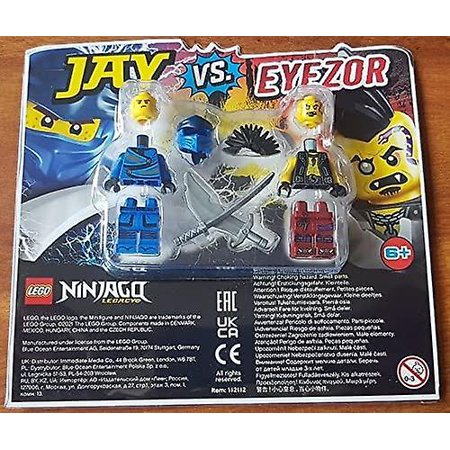 LEGO Ninjago Jay vs Eyezor Minifigure Blister Pack Set 112112 | Walmart ...