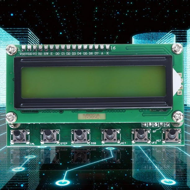 Fugacal Signal Generator,DC 8V-9V 6 Band DDS Signal Generator,1602 LCD,0~55MHz Module,DT Is A ...