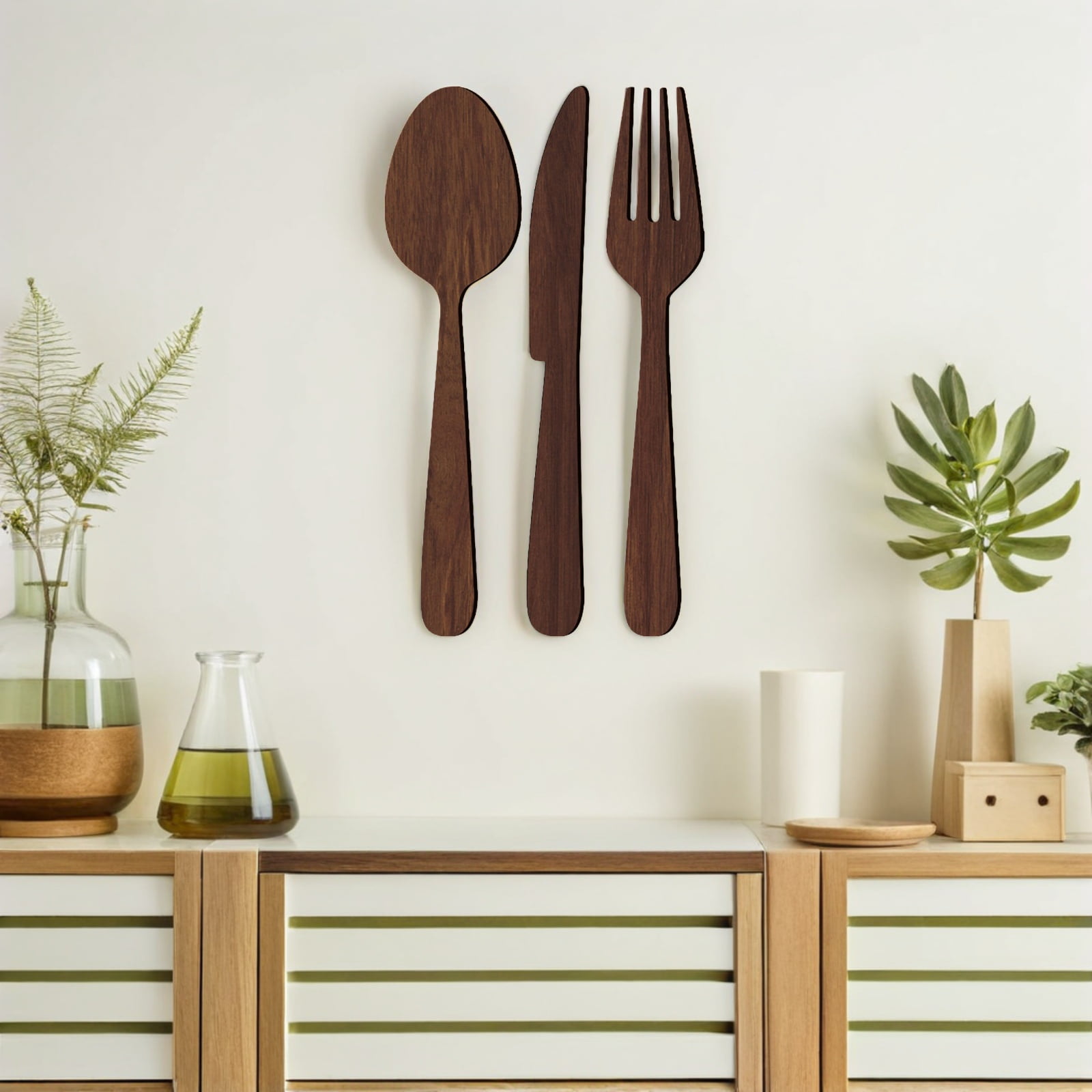 Click here for Ifanlandor Spoon And Fork Decor 1 Set Brown Home D... prices