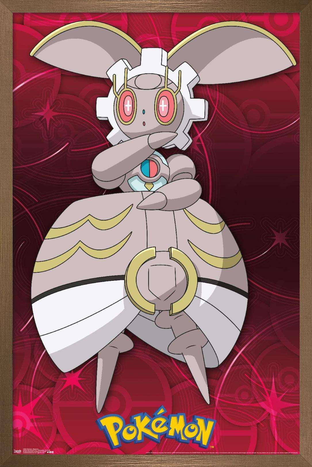 Pokémon - Magearna Wall Poster, 14.725" x 22.375", Framed - Walmart.com