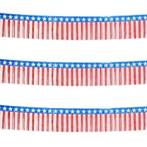 4th of july Party Decor American Flag Foil Fringe Garland for Patriotic ...