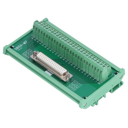 Breakout PCB Board, Contact DB50 To Terminal Connector DC60V 0.2Nm ...