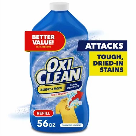 OxiClean Max Efficiency Versatile HE Powder Laundry Stain Remover, 290 ...