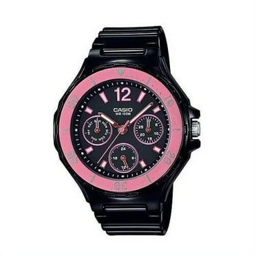 Casio Women's Sport Analog Watch, Black/Green - LX-610-1AVCF - Walmart.com