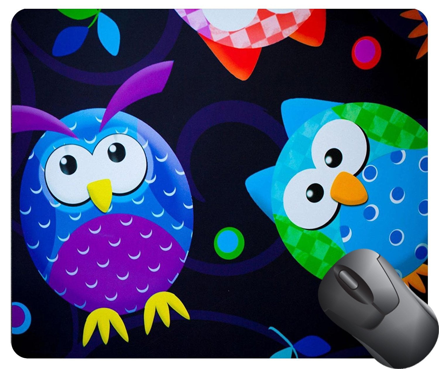POPCreation Funky owls Mouse pads Gaming Mouse Pad 9.84x7.87 inches ...