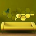 Clearance 12pcs Acrylic Mirror Wall Stickers Self Adhesive Removable