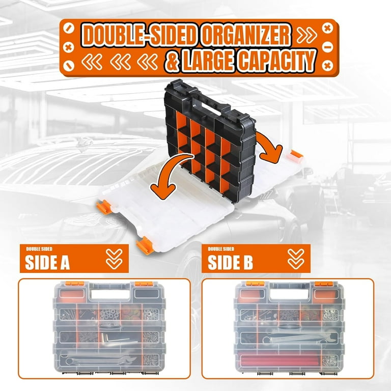 Nut And Bolt Organizer Bolt Organizer Tool Box With Transparent Lid ...