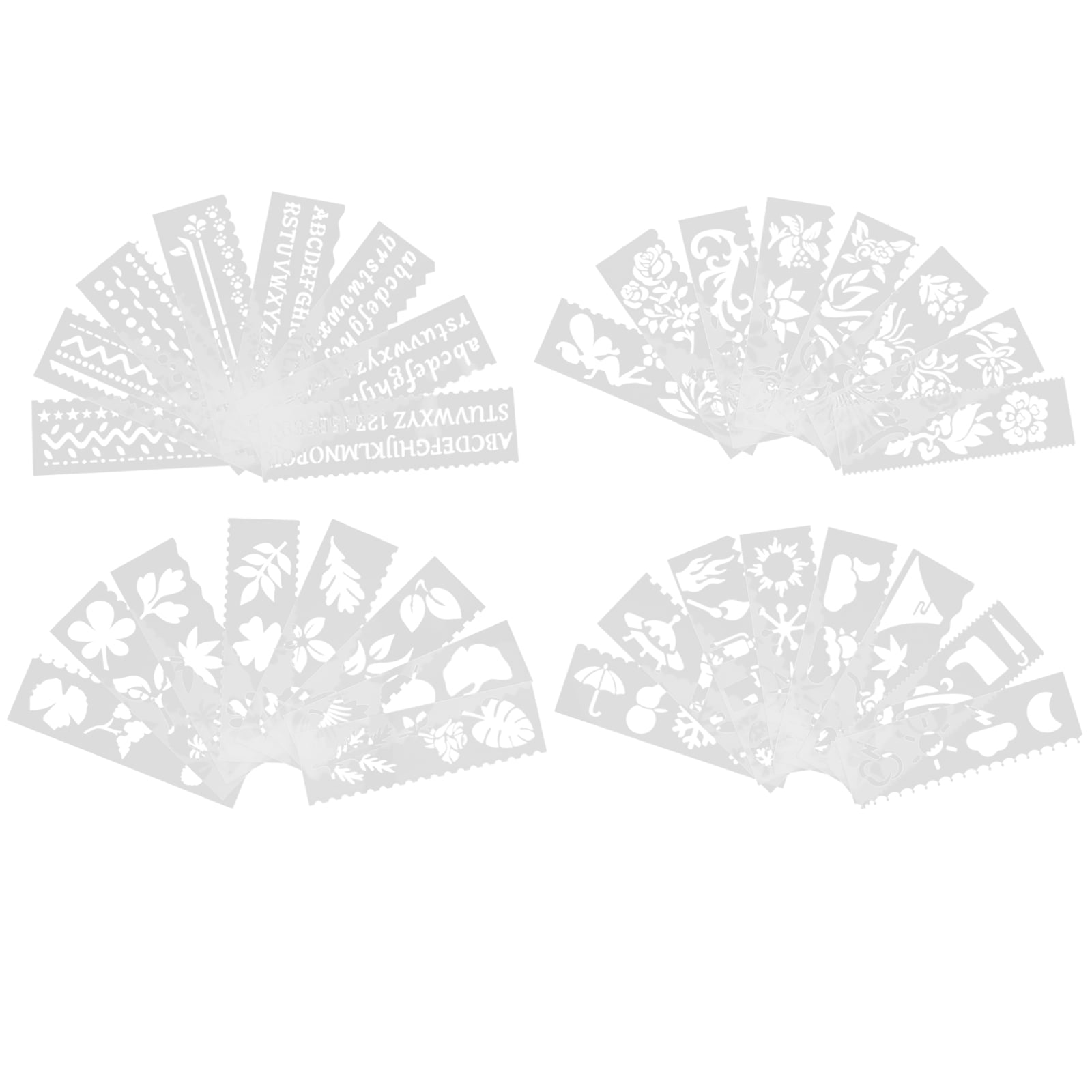 Click here for Deepcraff 4 Sets Of Painting Stencils Plastic Draw... prices