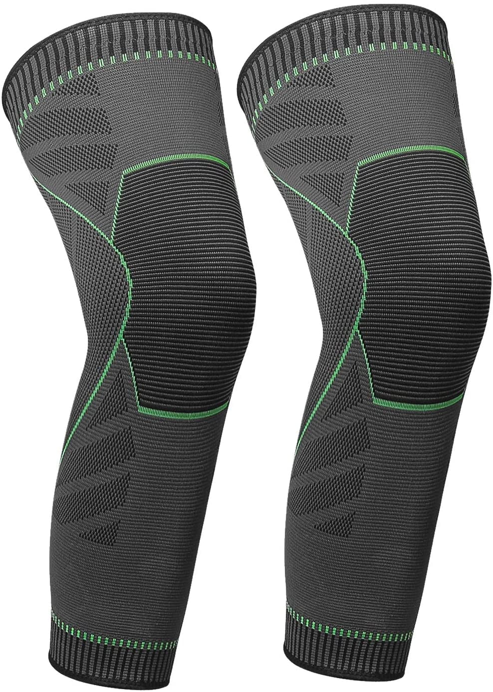 Full Leg Sleeves Long compression leg sleeve Knee Sleeves Protect Leg ...