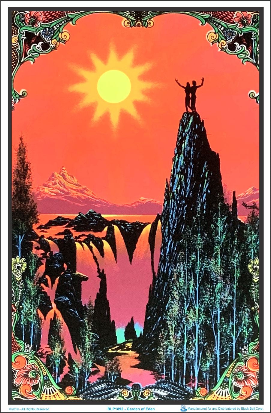 Garden of Eden Black Light Poster 23 x 35 - Walmart.com