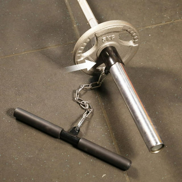 Iron Row Platform Barbell Attachment Easy to Install Fitness with Chain ...