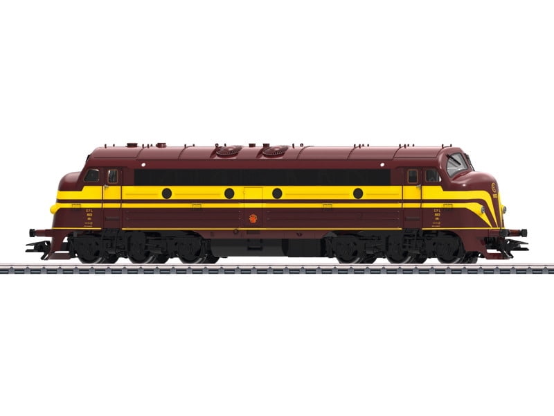 NOHAB Class 1600 Diesel - 3-Rail w/Sound & Digital -- Luxembourg State ...