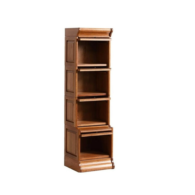 Narrow cherry bookcase store