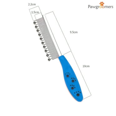 2 in 1 Professional Grooming Rake for Cats & Dogs-Dematting Comb for ...