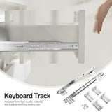 YOSADIER 2Pairs Practical Use Drawer Slide Rollers for Desk Base 13 ...
