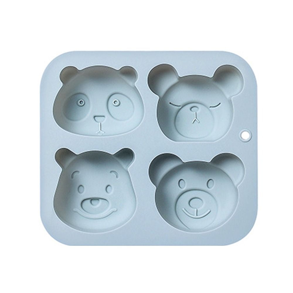 Handmade Baking Tool Holiday Decoration Soap Mould 4 Cavities Silicone ...