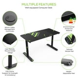 Free Shipping! Eureka Ergonomic 47x23 Inch Computer Desk, Black Office ...