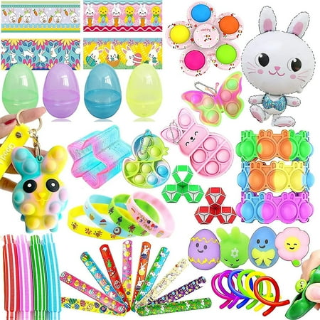 Easter Egg Stuffer Pop It Fidget Kids Toys, Easter Party Favors (pack ...