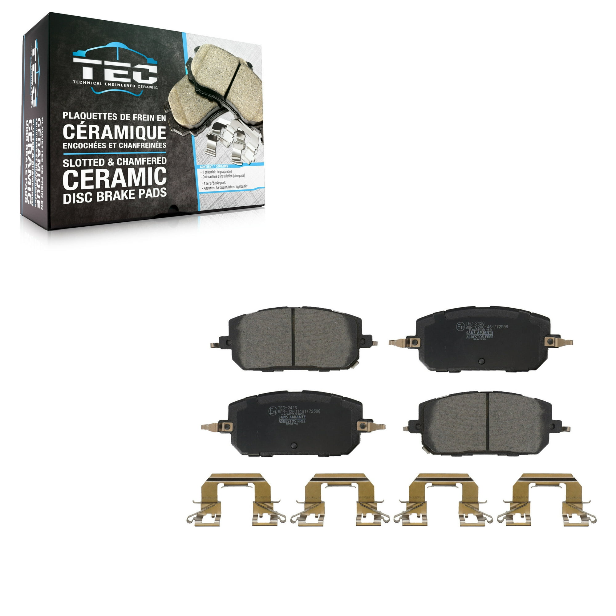 Click here for Tec Front Ceramic Disc Brake Pads Tec-2426 For Car... prices