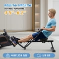 Foldable Double-Scull Rowing Machine with 14-Level Magnetic Resistance ...