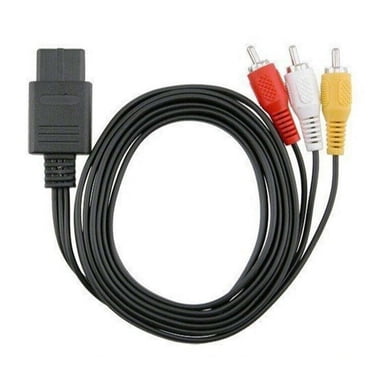 N64 SNES Gamecube 6FT RCA AV TV Audio Video Stereo Cable Cord for ...