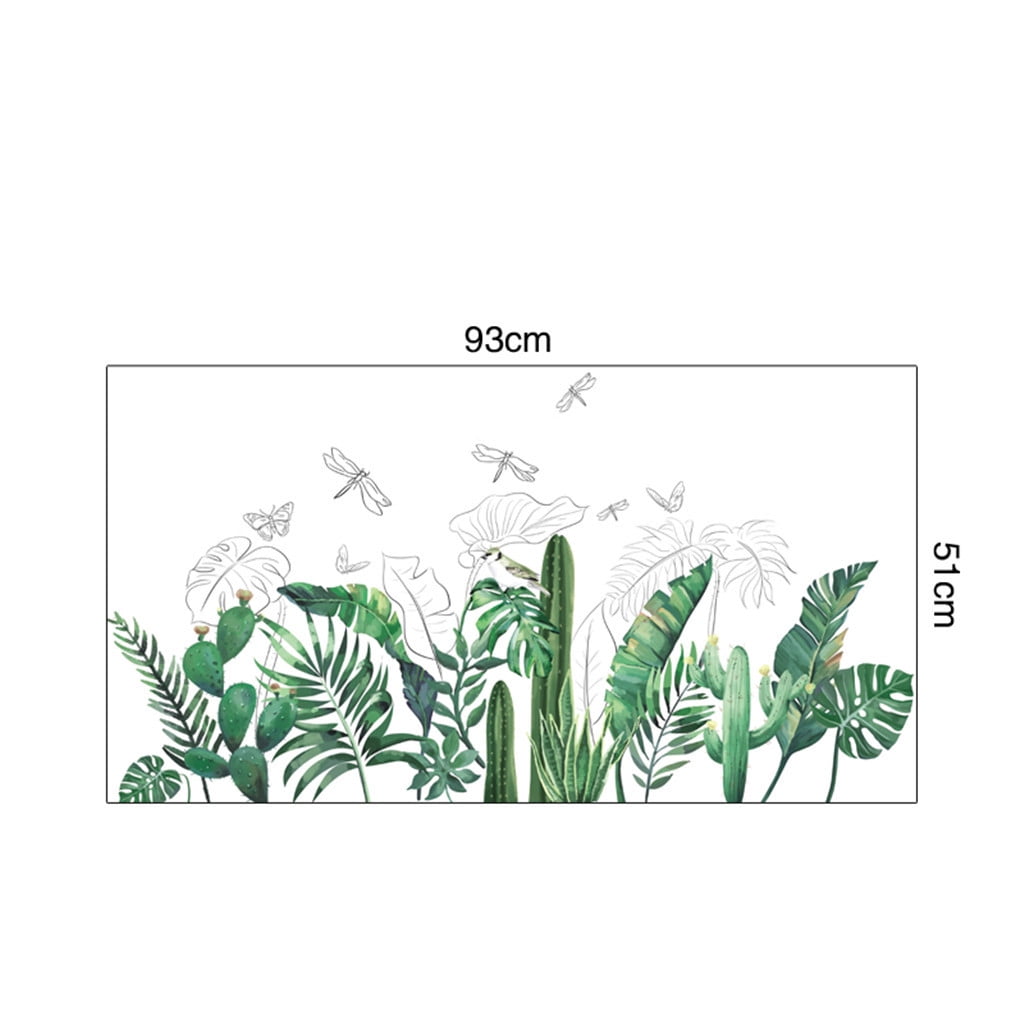 Click here for Egnmcr Wall Stickers  Cute Stickers Tropical Plant... prices
