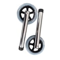 Aluminum Folding Adjustable Stand Up Walker With 2 Wheels and Handles ...