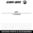 Can-Am 715008896 BRP Strap Retaining Kit Genuine OEM - Walmart.com