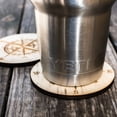 Compass Rose Coaster Set 4x4in Raw Wood - Walmart.com
