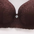 Bixock Push Up Bras for Women Solid Color Lace Clean Finish Underwire ...