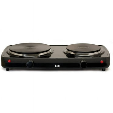 Elite Gourmet Small Countertop Electrical Cooking Kitchen Single Cast ...