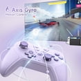 LISHIVE Gamepad, Bluetooth Wireless Controller for Nintendo Switch, Adjustable Vibration Turbo 6 ...