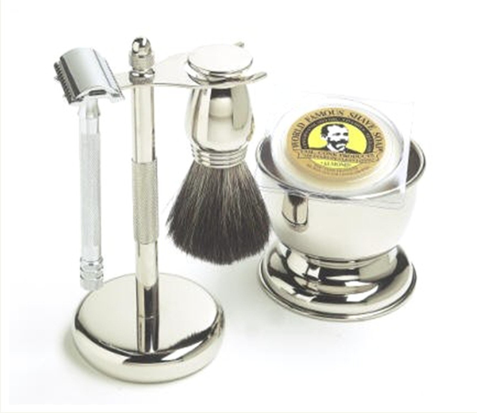 Colonel Ichabod Conk 5pc Chrome Safety Razor Shave Set - Walmart.com