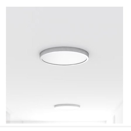 Project Source 1-Light 7.4-in Brushed Nickel Integrated LED Flush Mount ...