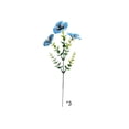 Artificial Flowers Three-Color Lily Silk Plastic Material Lifelike ...