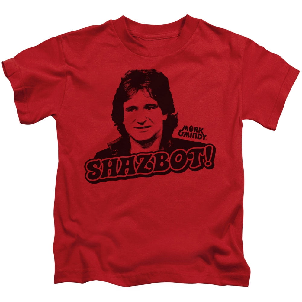 Mork & Mindy - Shazbot - Juvenile Short Sleeve Shirt - 4 - Walmart.com