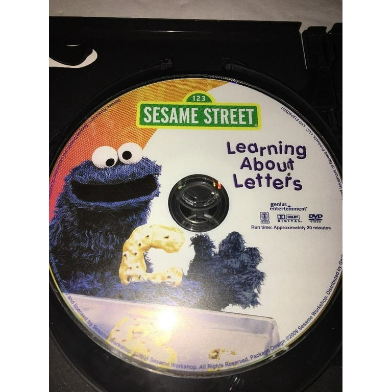 Sesame Street Learning About Letters Dvd