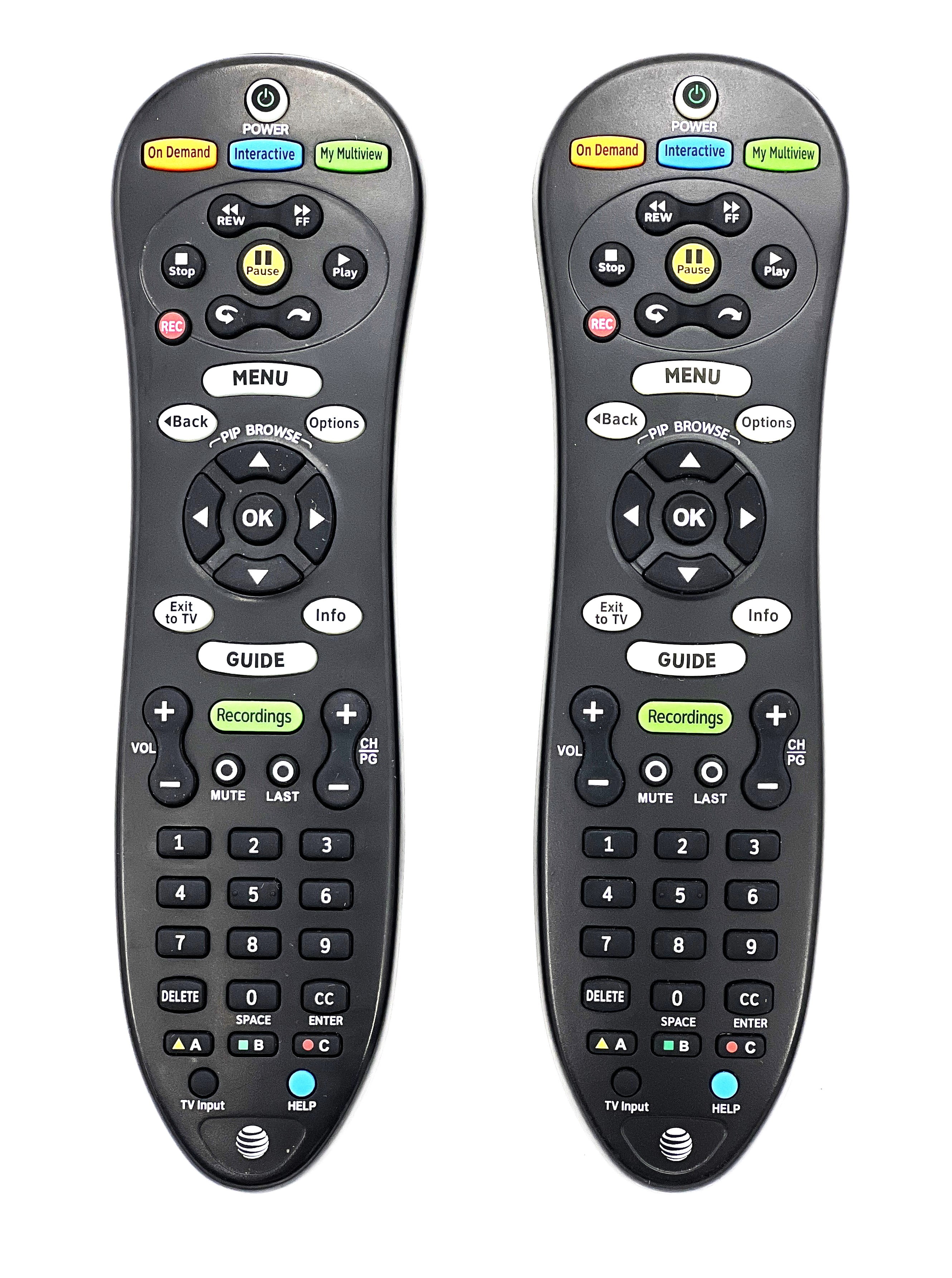 (2 Pack) Replacement AT&T Remote Control S20 For TVs, Cable Box, and ...
