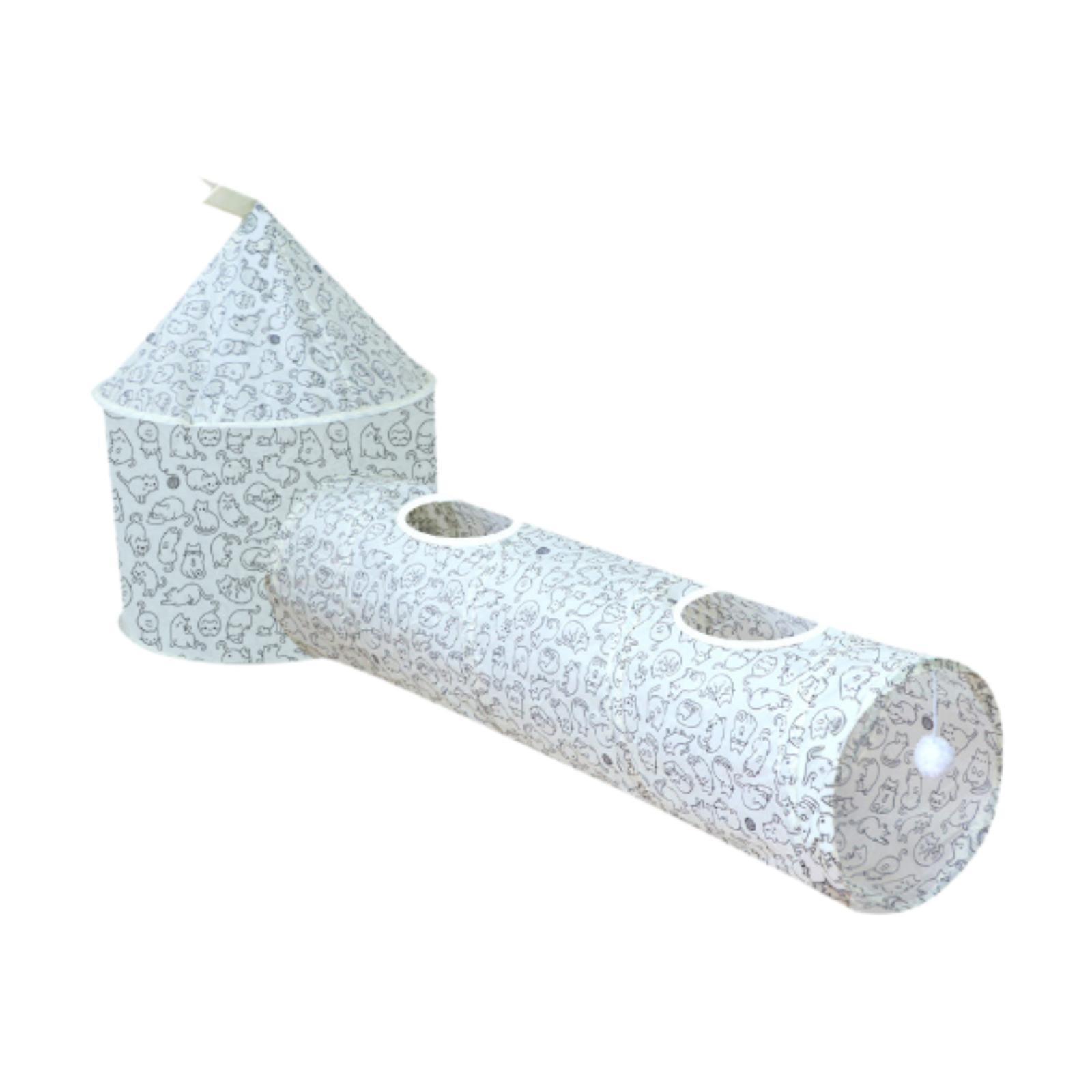 Click here for Growth Tank Cat Tunnel Cat Climbing Frame Hideaway... prices