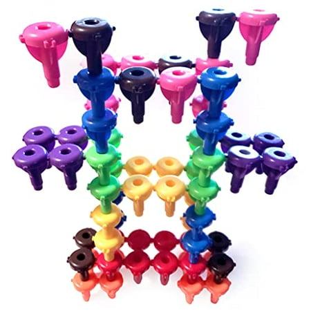 KIDS KORNER Peg Building Blocks Construction Toys - Engineering Tinker ...