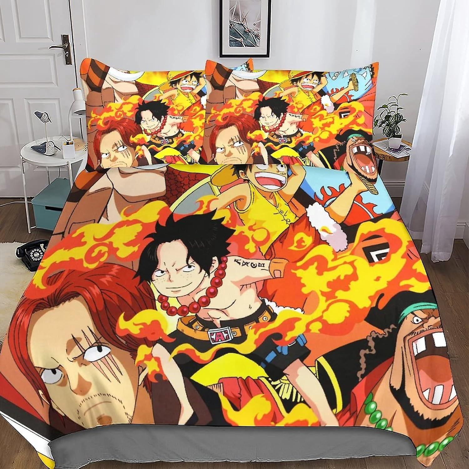 One Piece Duvet Cover, Microfiber People Bedding Set With Zipper, One ...