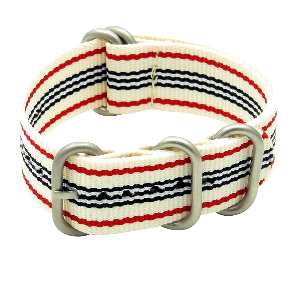 StrapsCo Nylon 5 Ring One-Piece Watch Strap - Walmart.com