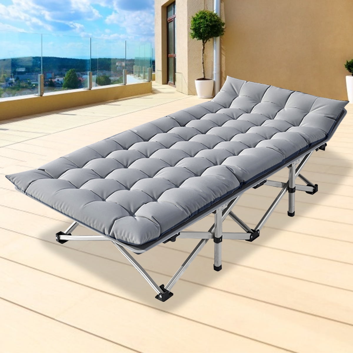 ABORON Folding Camping Cot, Folding Cot Camping Cot for Adults,Camp ...