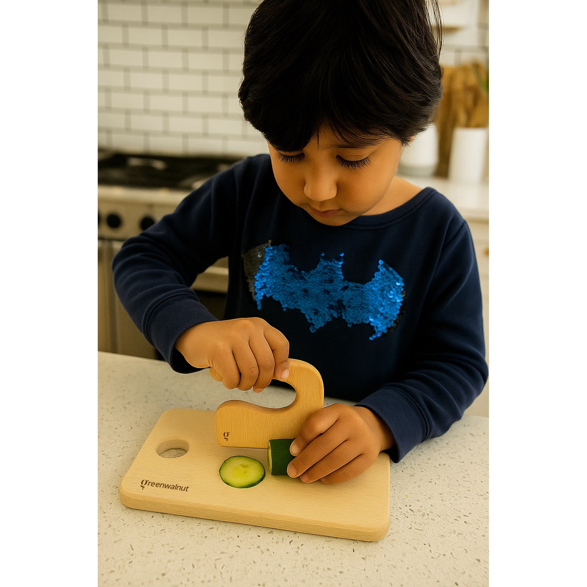 Click here for Greenwalnut Kids Wooden Knife & Cutting Board Safe... prices