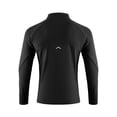 Mrmaere Men's Top Stand Collar Long Sleeve Zipper Solid Casual Athletic ...